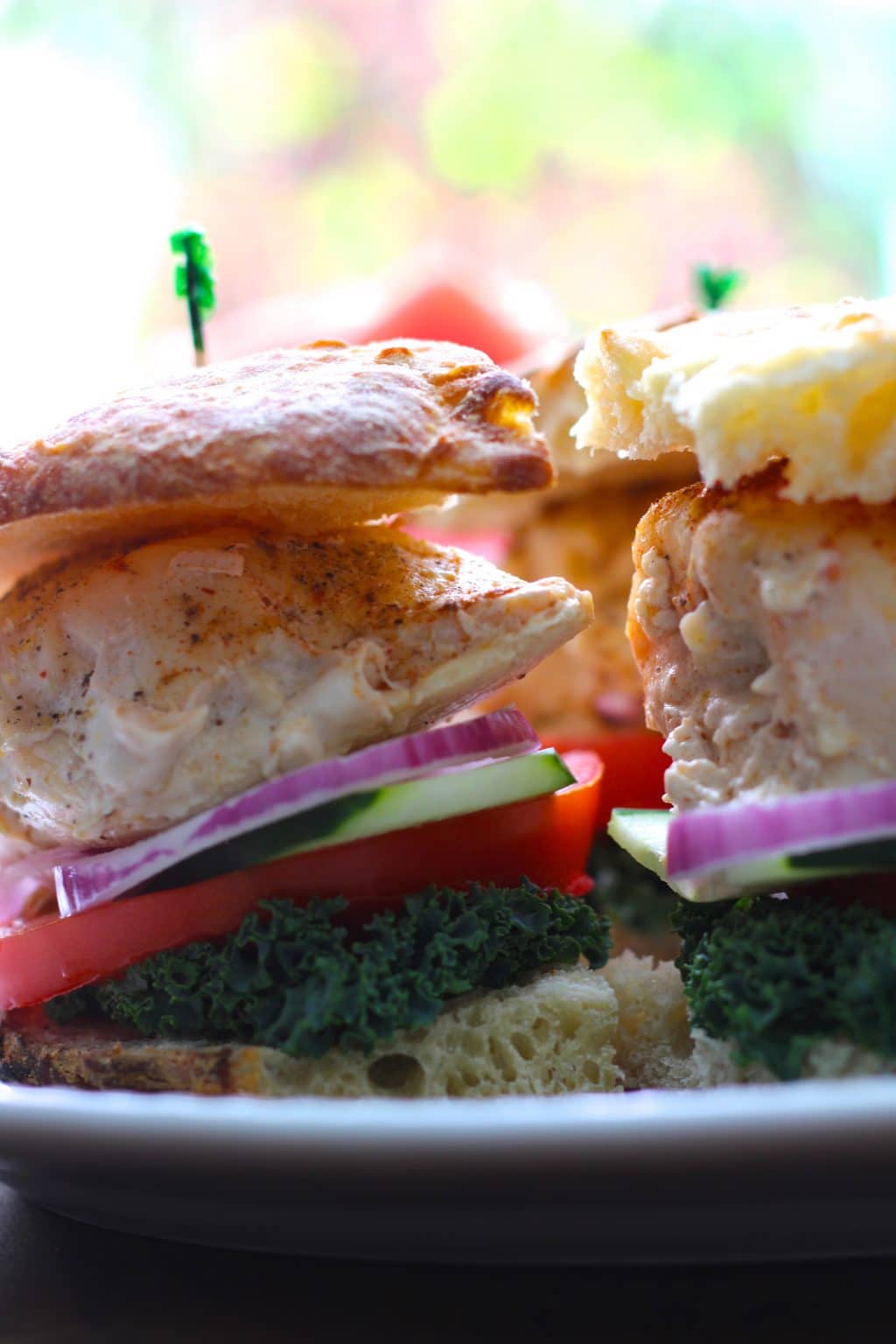 Greek Chicken Feta Burgers That Are SO Worth the Mess - Allyn Lewis