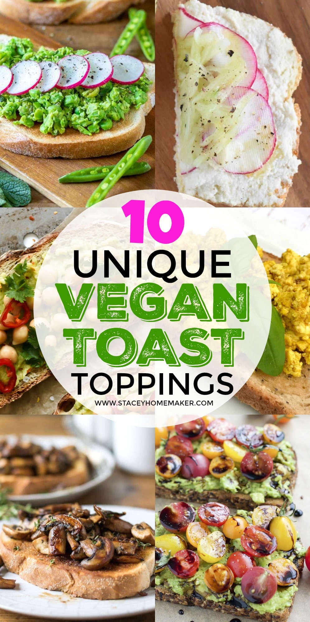 10 Unique Vegan Toast Toppings - Stacey Homemaker