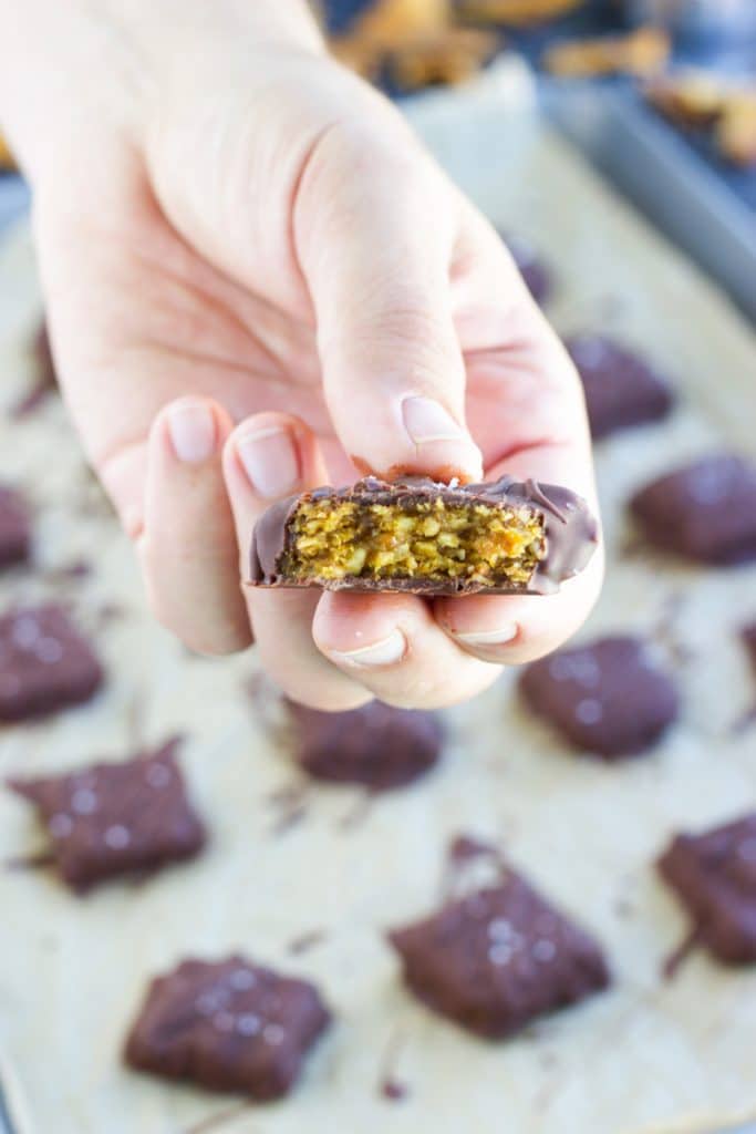 Dark Chocolate Mango Candy - Stacey Homemaker