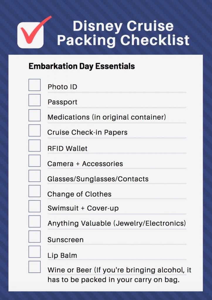 Caribbean Disney Cruise Packing List (Free Printable List!) - Stacey ...